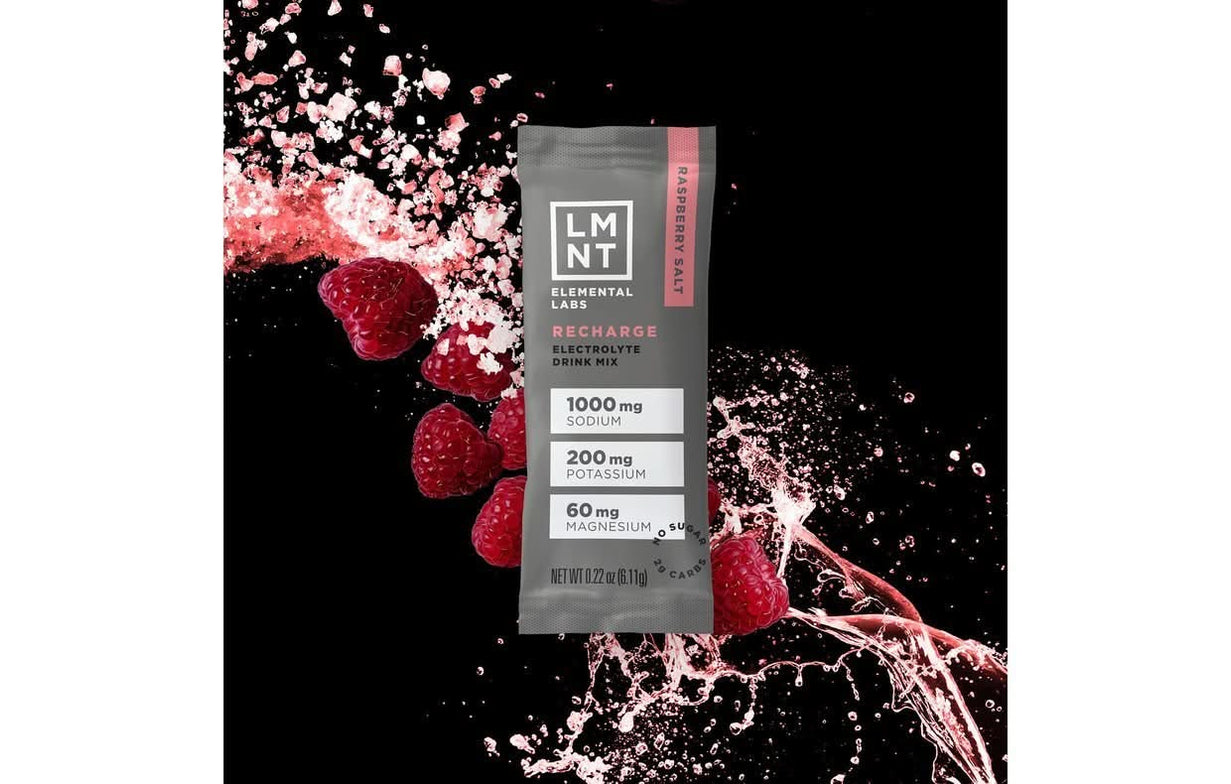 Buy LMNT RECHARGE Raspberry Salt Electrolyte Mix @ Carnivore Store ...
