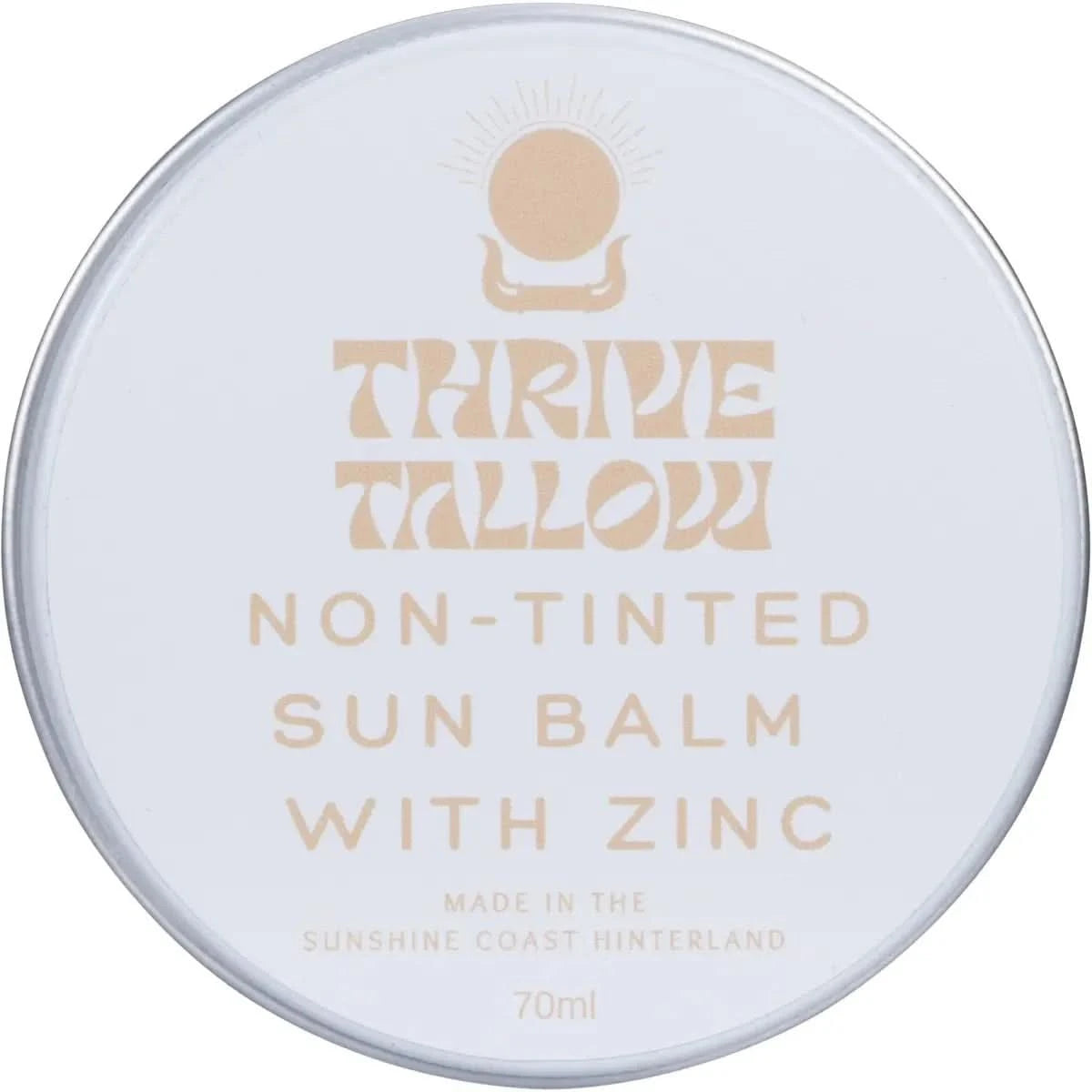Buy Thrive Tallow Non Tinted Sun Balm with Zinc - 70ml — Carnivore Store