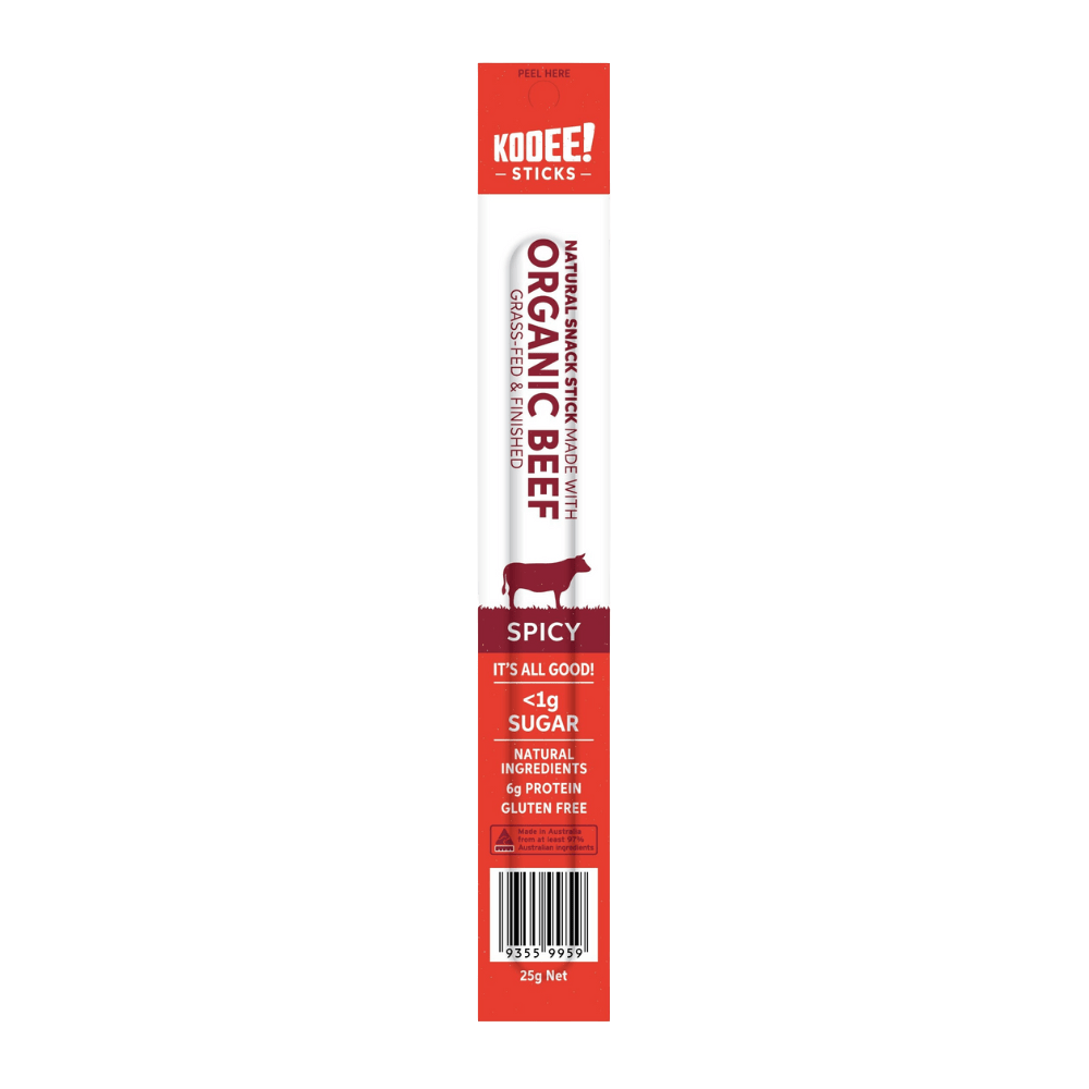 Buy KOOEE! Spicy Organic Beef Stick Online Meat Based & Carnivore ...
