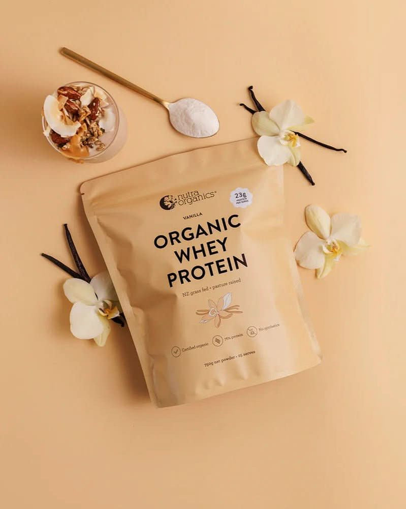 Nutra Organics Whey Complete Protein – Vanilla | Certified Organic NZ ...