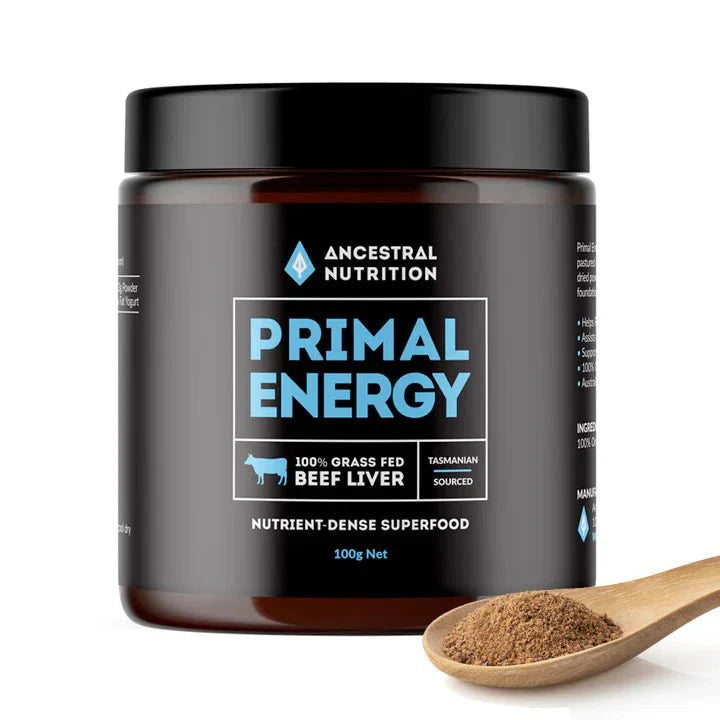 Buy Ancestral Nutrition Primal Energy Grass Fed Beef Liver Powder ...