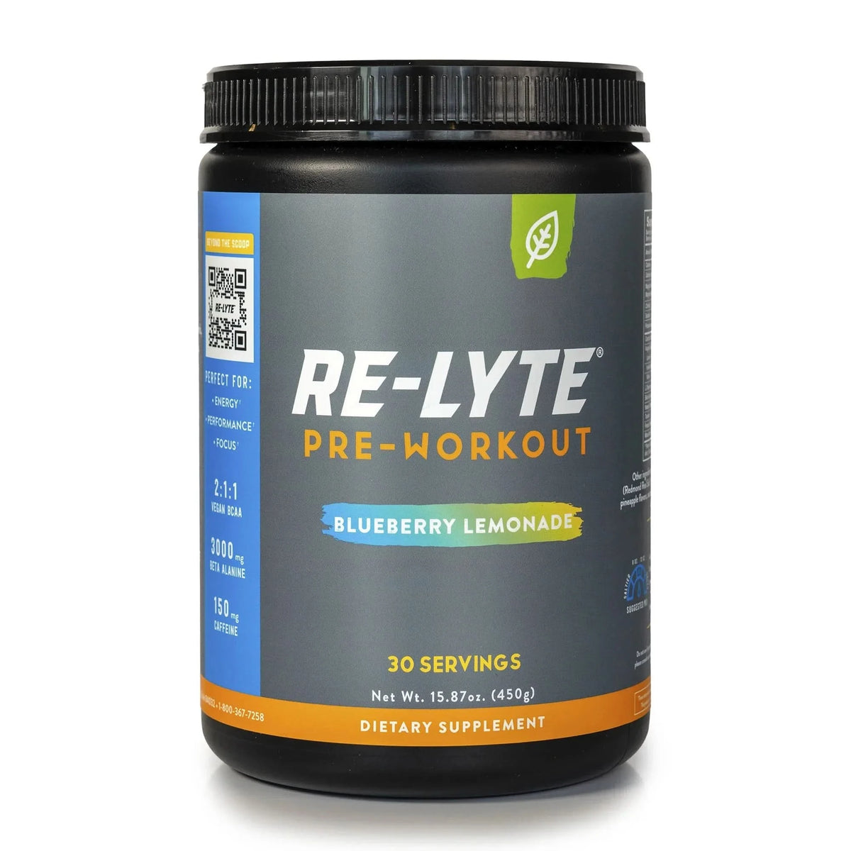 Buy Redmond Re-Lyte Blueberry Lemonade Pre-Workout Mix @ Carnivore ...