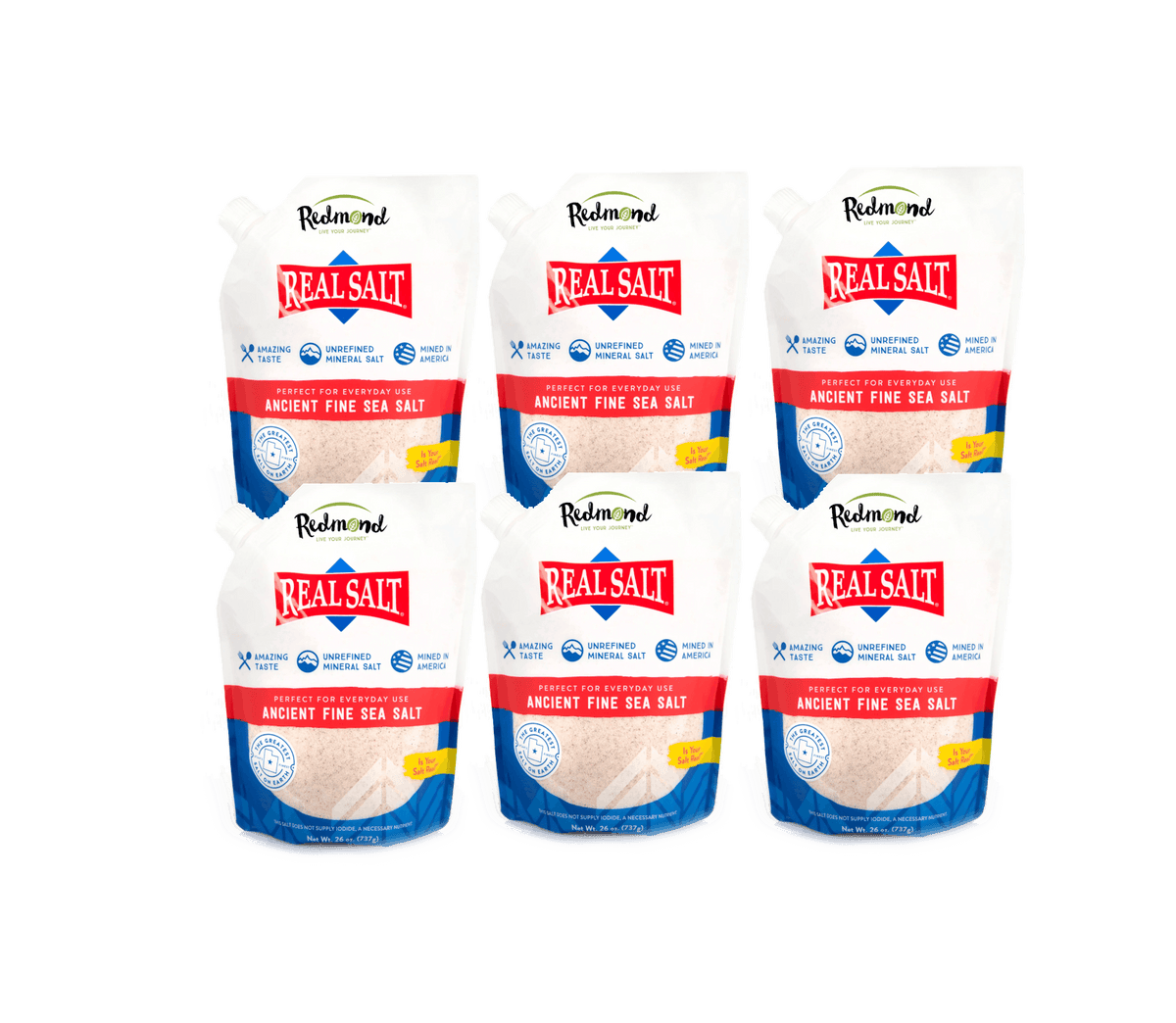 Buy Redmond Real Salt Bulk Pack 4.4kg Online @ Carnivore Store Australia